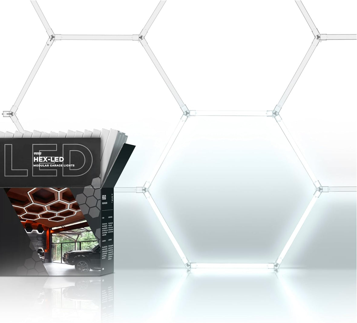 VViViD HEX-LED Modular Garage Lights + Booster Pack | The VViViD Shop