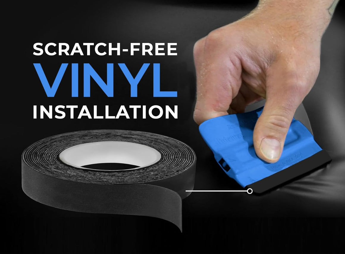 Black Felt for Squeegee Edge 1" x 25ft Bulk Roll - (MCF) [Pre-packed ...