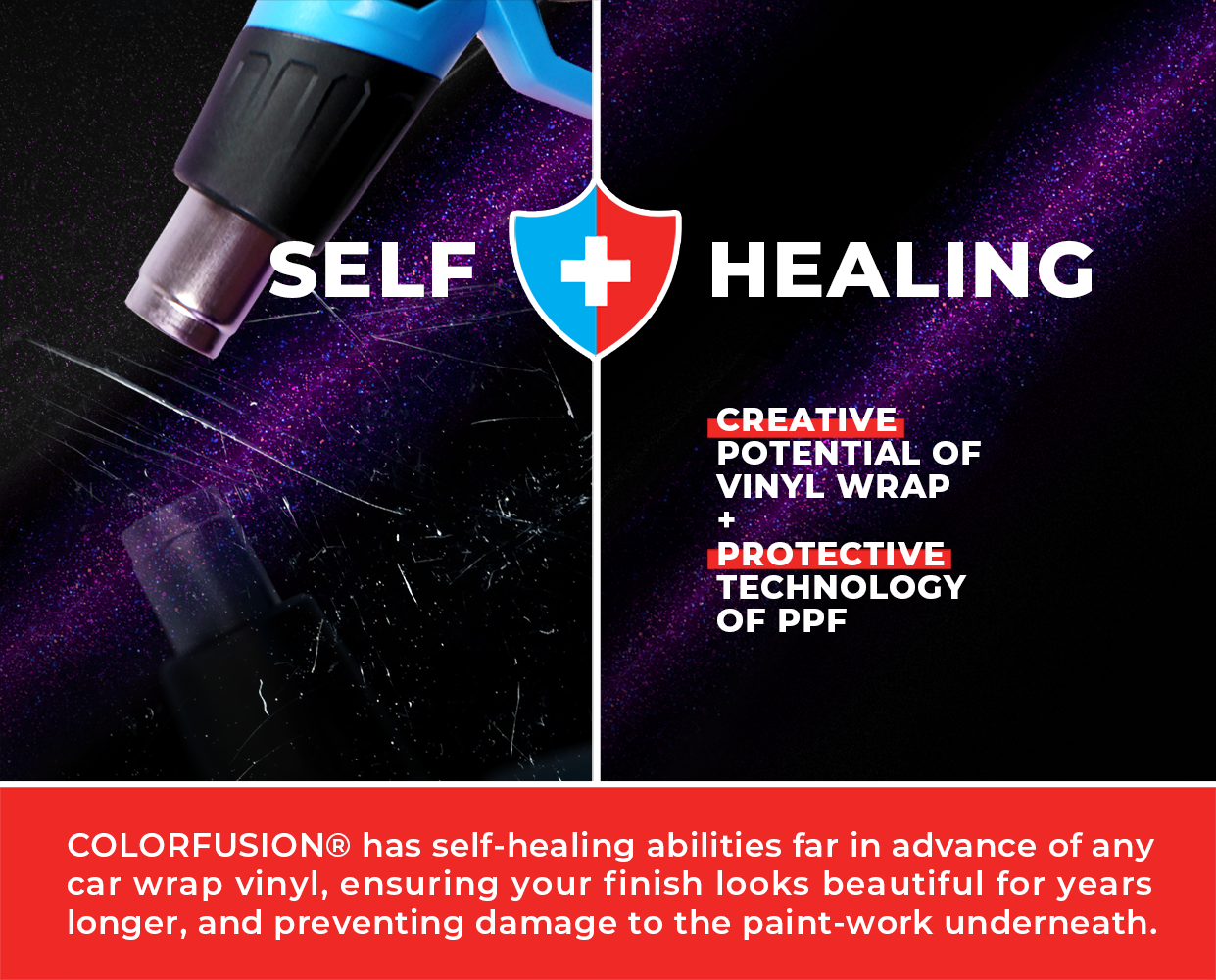 COLORFUSION® PPF - Cosmic Purple | The VViViD Shop