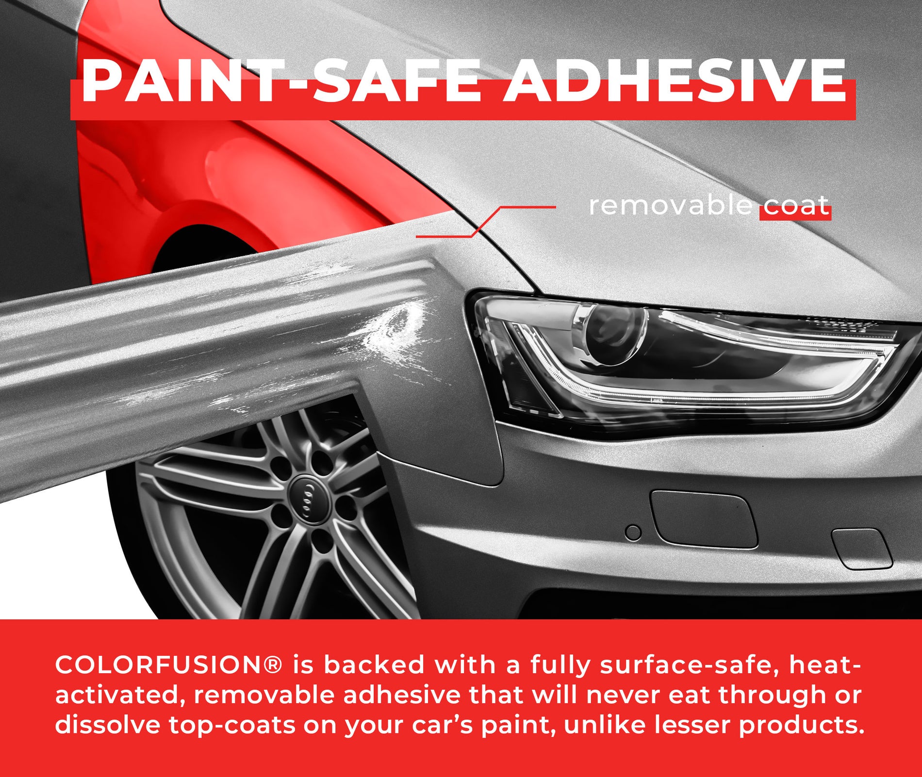 COLORFUSION® PPF - Stealth Metallic Gunmetal Grey | The VViViD Shop