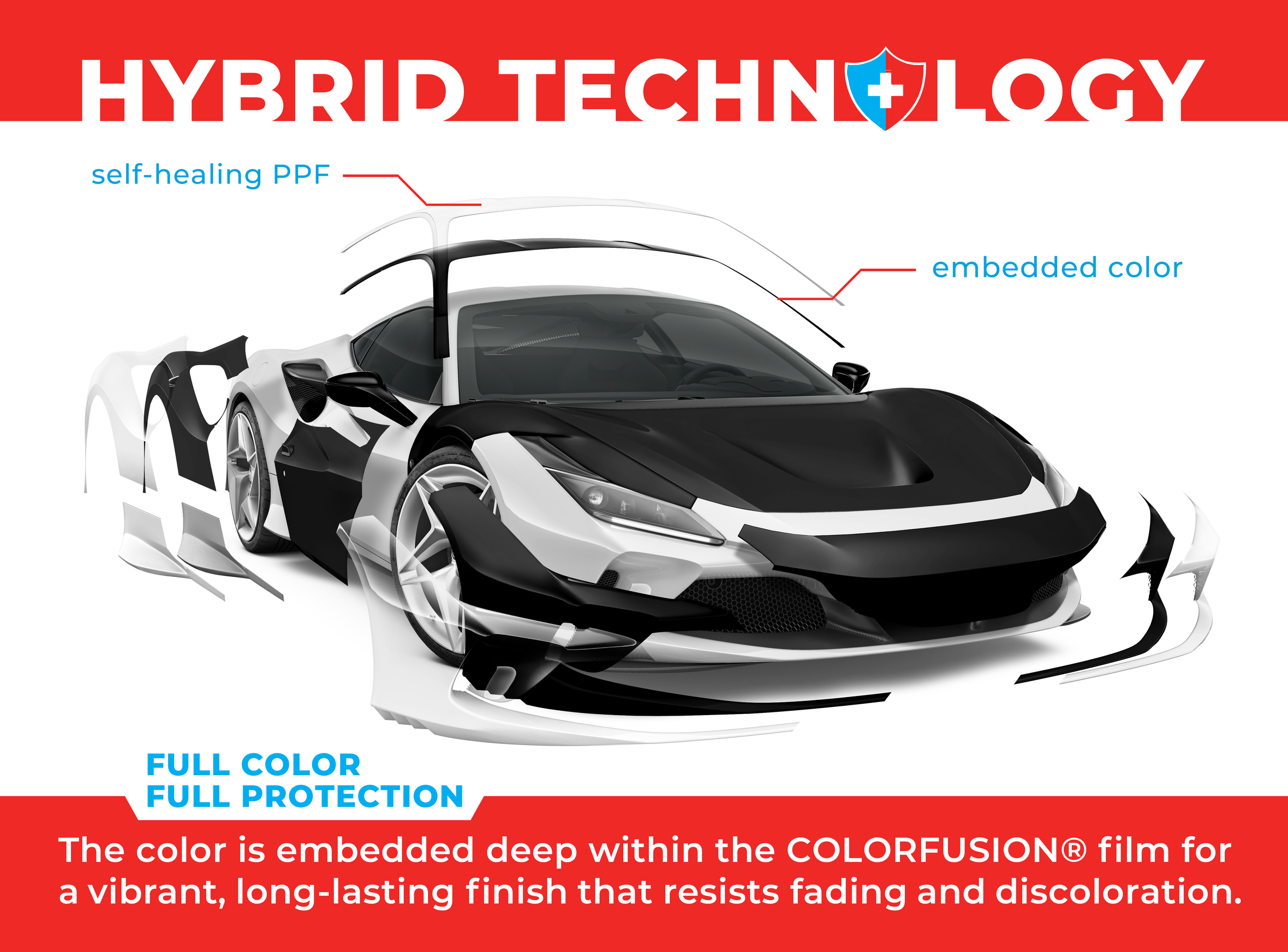 COLORFUSION® PPF - Stealth Midnight Black | The VViViD Shop