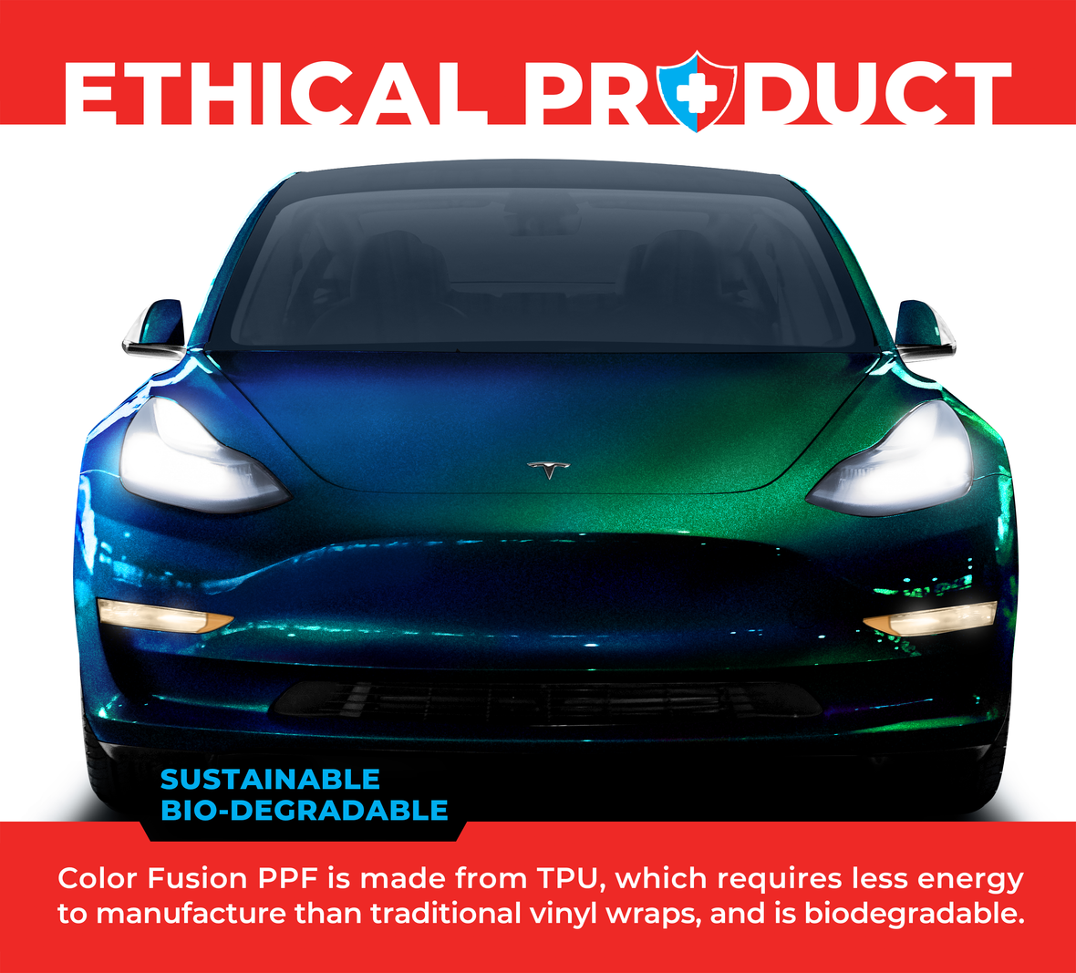 COLORFUSION® PPF - Gloss Metallic Blue Chameleon | The VViViD Shop