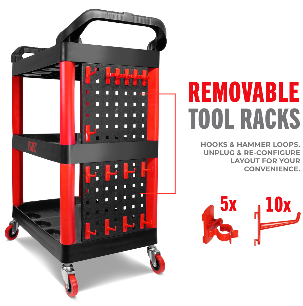 Detailing Tool Cart - Heavy Duty (MCF) | The VViViD Shop