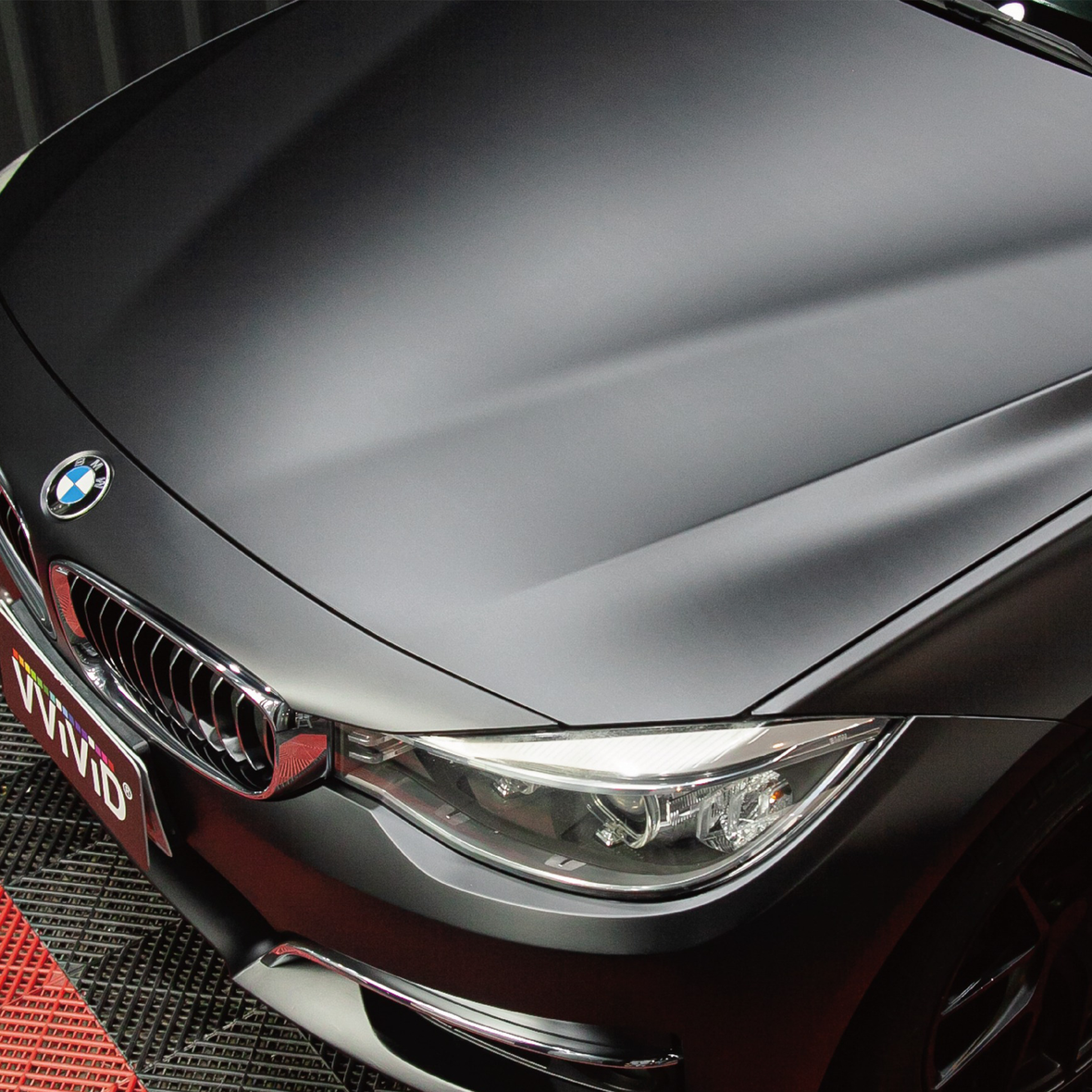VViViD+ Matte Metallic Black (Ghost) Vinyl Wrap | The VViViD Shop
