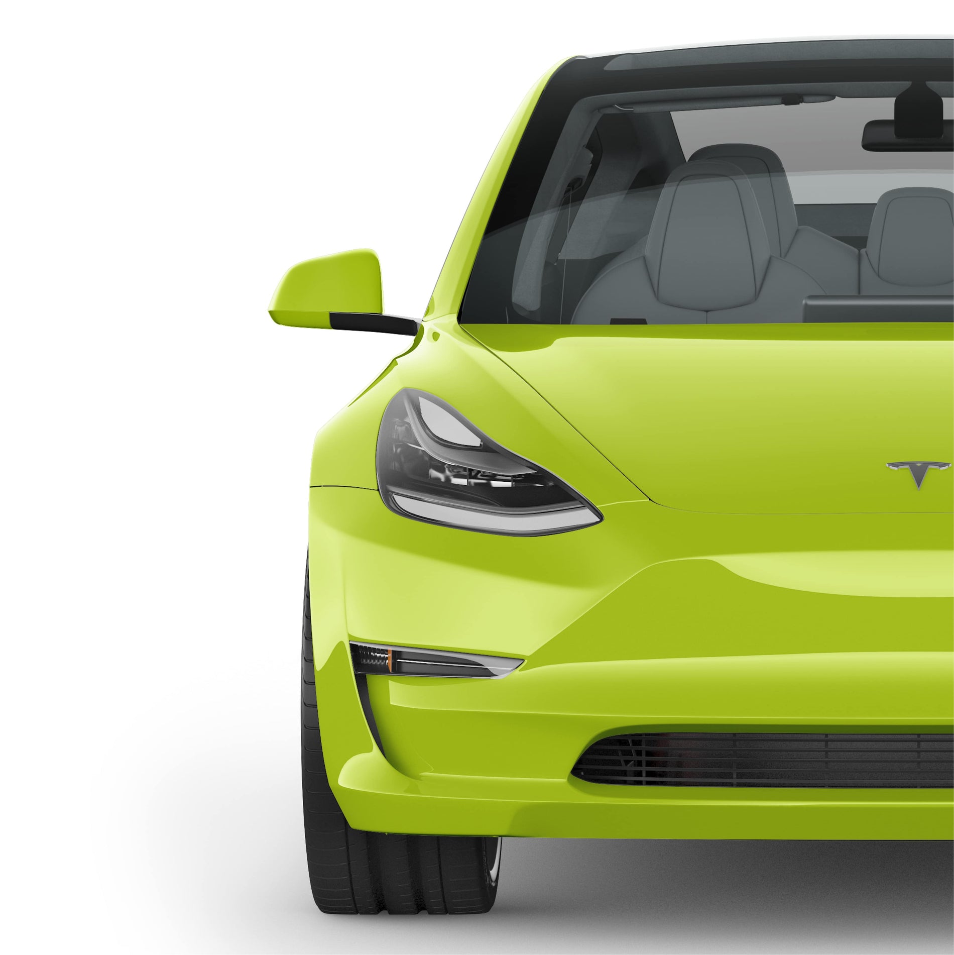 Gloss Viper Lime Green fluorescent vinyl wrap | The VViViD Shop