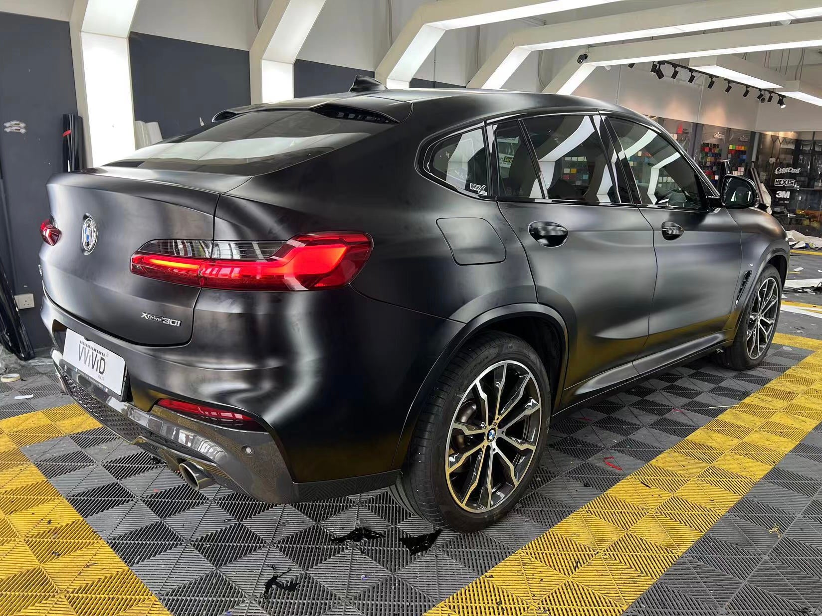 VViViD+ Satin Black Premium Automotive Vinyl Wrap | The VViViD Shop