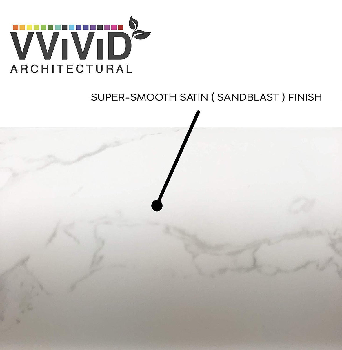 VViViD Carrara White Marble Matte Architectural Film | The VViViD Shop