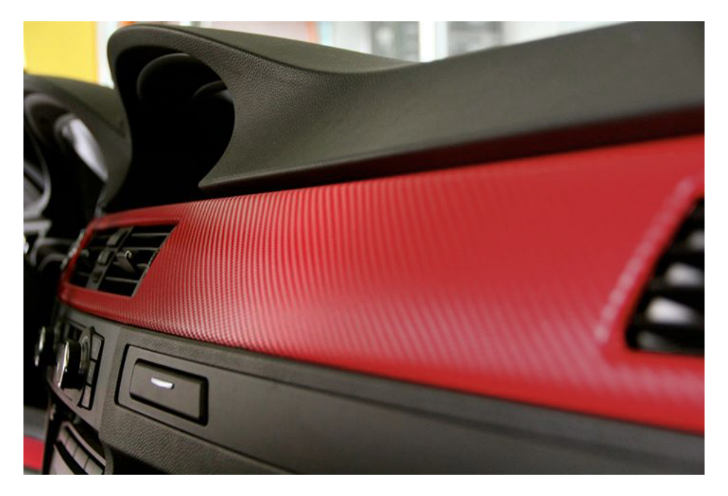 XPO Red Dry Carbon (Interior Only) Vinyl Wrap | Vvivid Canada | The ...