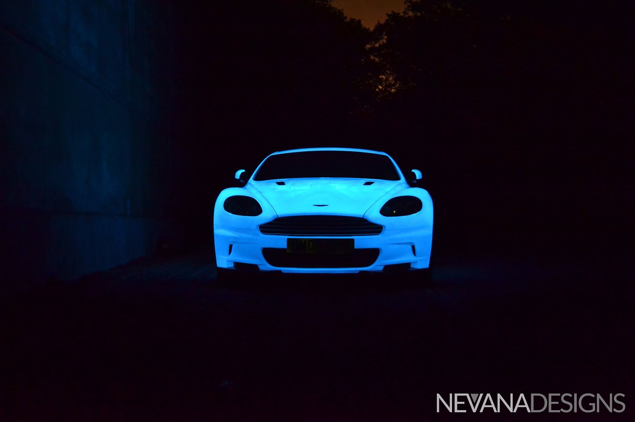 XPO Glow In The Dark Blue Vinyl Wrap | The VViViD Shop