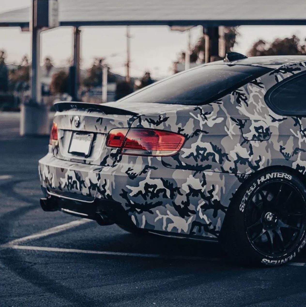 XPO Matte Snow Camouflage (Grayscale) Vinyl Wrap | The VViViD Shop