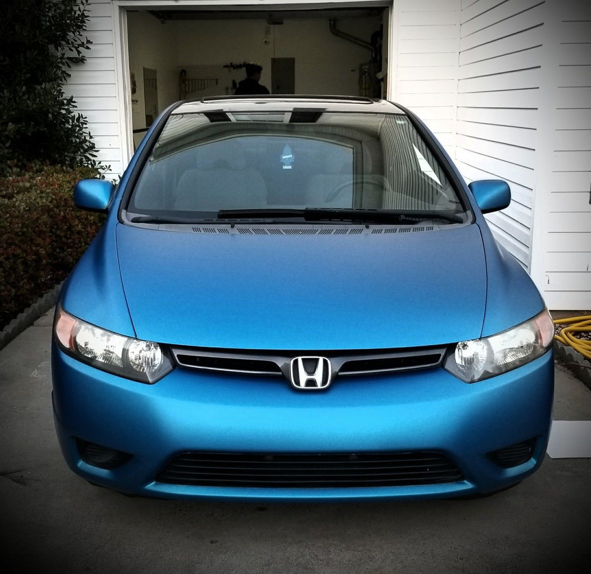 VViViD+ Matte Metallic Blue (Ghost) Vinyl Wrap | The VViViD Shop